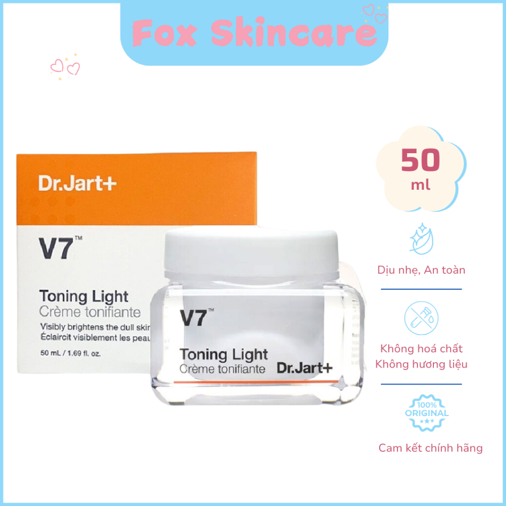Kem dưỡng trắng da V7 Toning Bright CreamDr.Jart+ Hàn Quốc ...