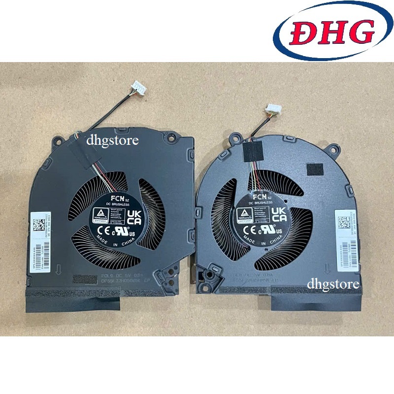 Fan quạt tản nhiệt CPU-GPU laptop HP Victus 16-R, Omen 16-DW 16-DX, TPN ...