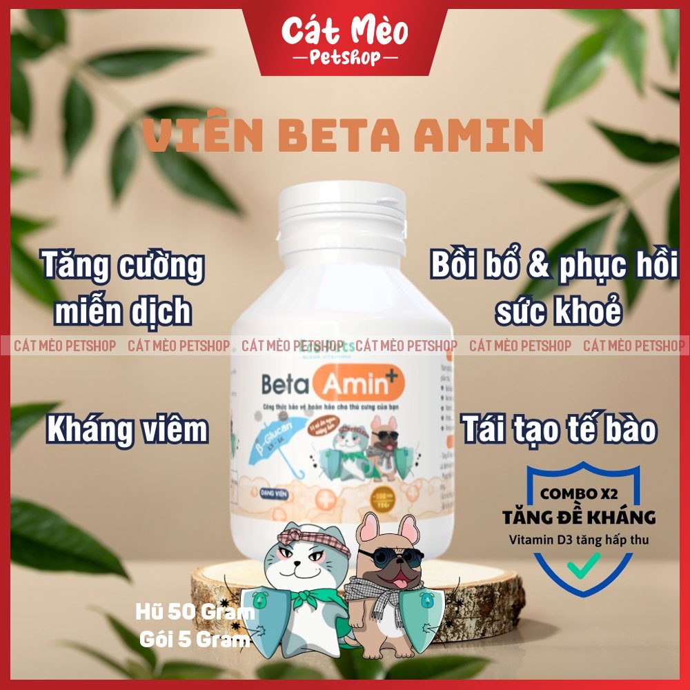 Ecopets Beta Amin Tăng Cường Đề Kháng Hỗ Trợ Miễn Dịch Cho Chó Mèo ...