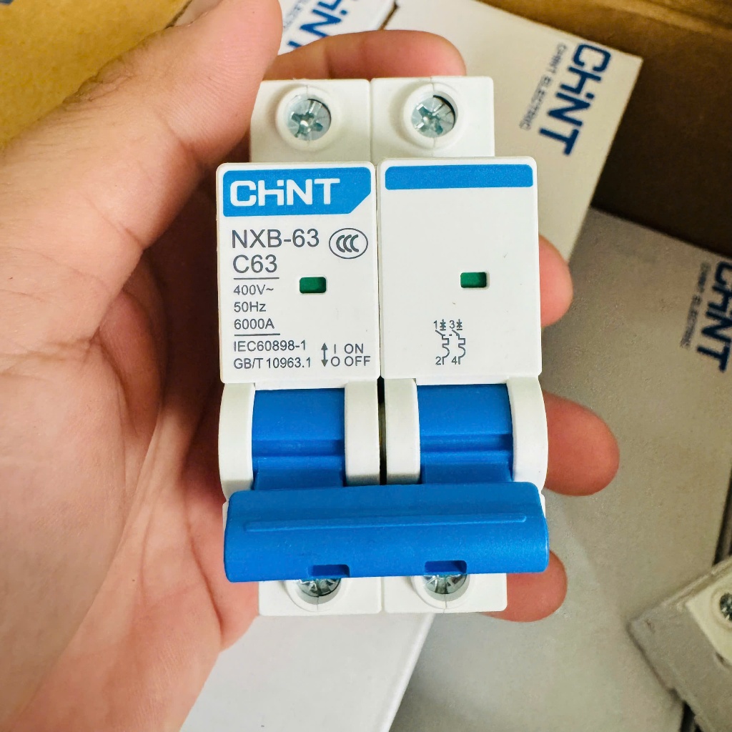 CB, Cầu Dao, Aptomat an toàn MCB-NXB 2 Pha Chint | Shopee Việt Nam