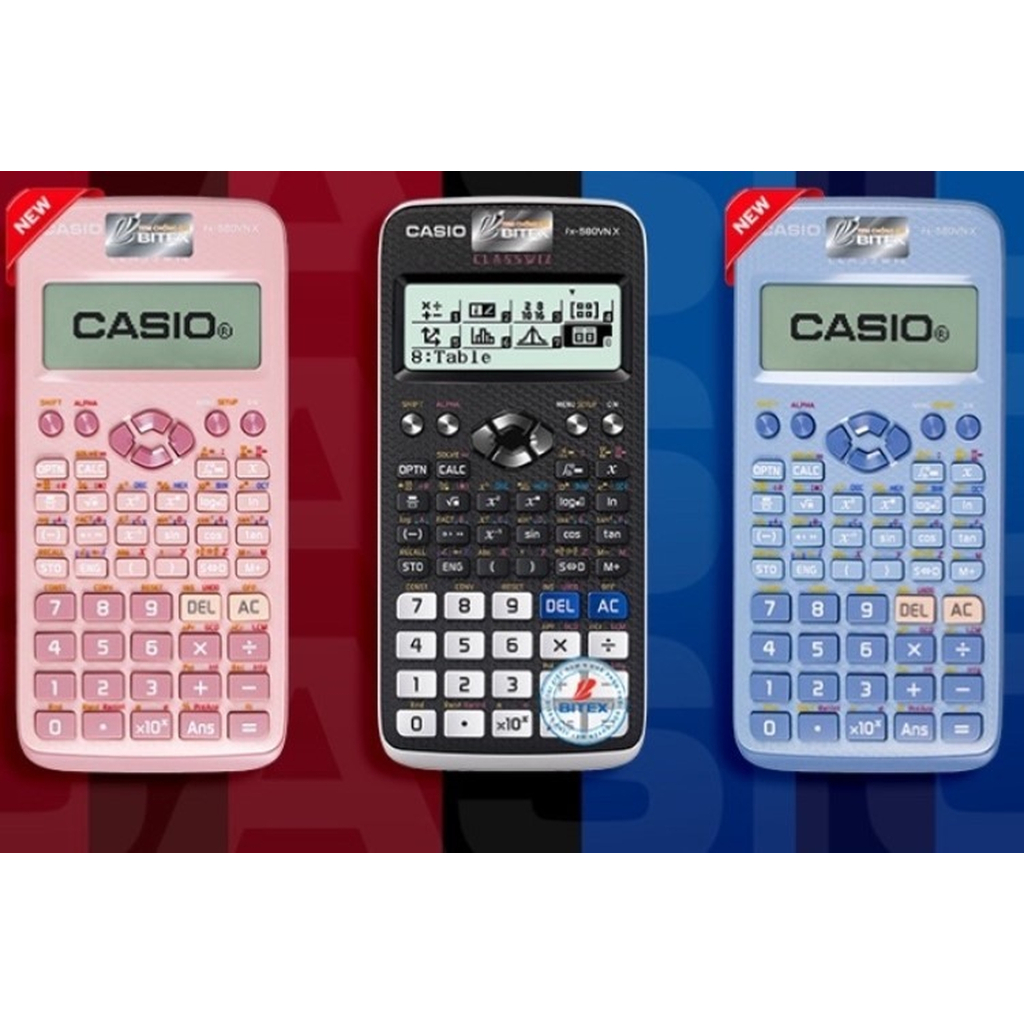 Máy Tính Casio FX-580 VNX - 580VNX - dành cho học sinh từ lớp 6 tới 12 ...