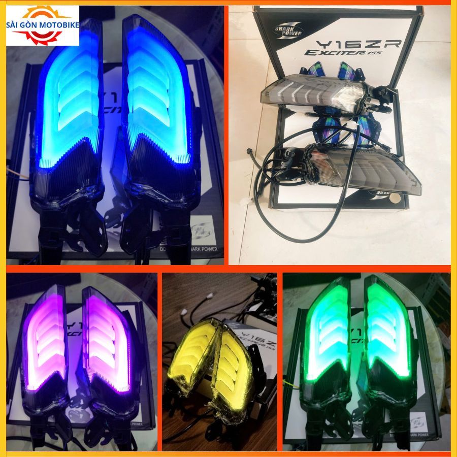 Đèn xinhan audi Ex155 tích hợp demi - exciter 155 Y16zr y16 mx king ...