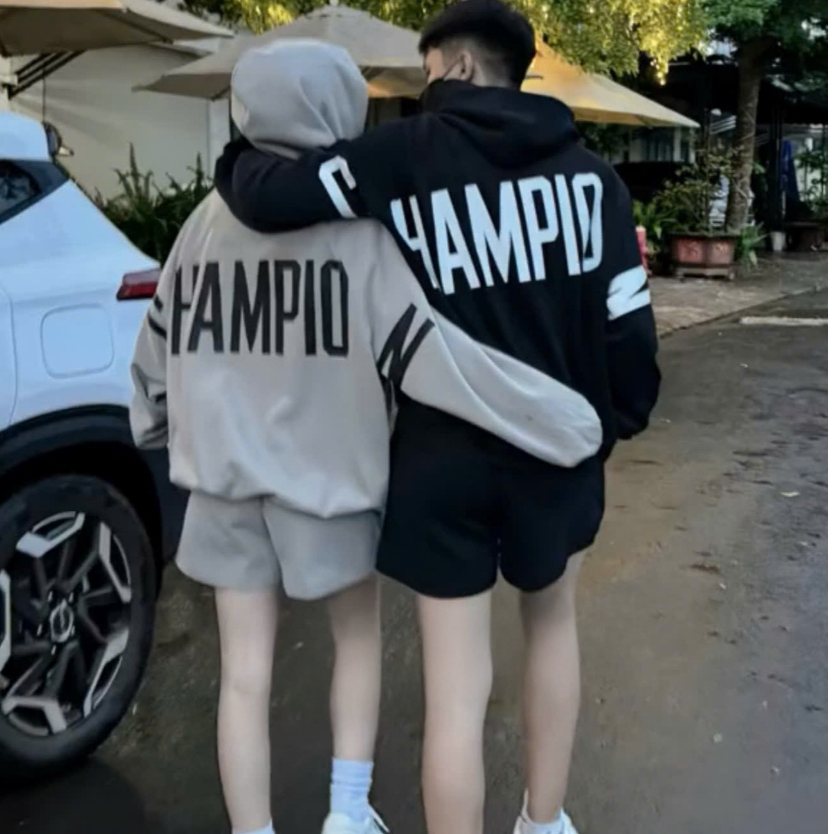 Áo Hoodie Champion_Logo Thêu/IN_Mũ To 2 Lớp,Chất Nỉ Bông Dày Dặn ...