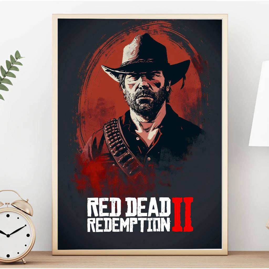 Gaming Poster Tranh RDR2: Arthur Morgan - Có Sẵn Keo Dán - Có cán bảo ...