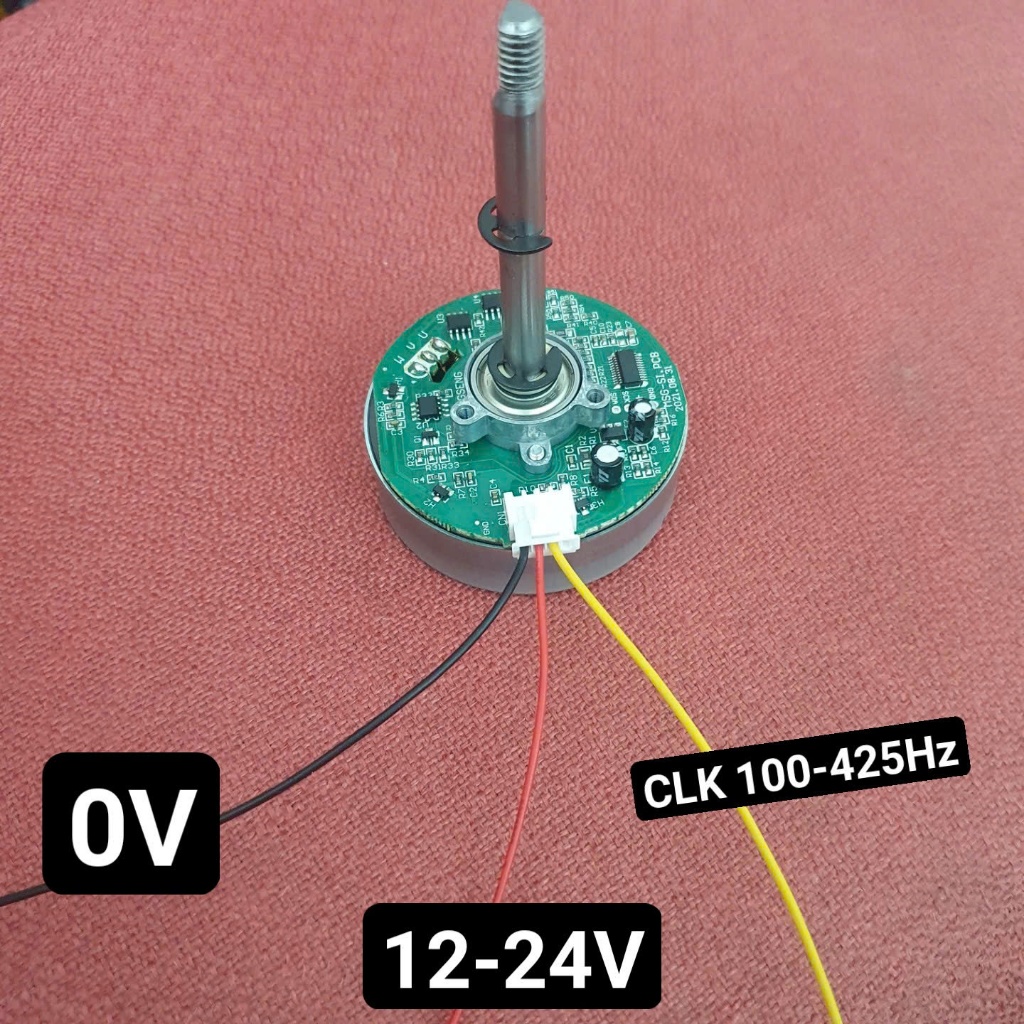 Động cơ không chổi than 12-24Vol chạy cánh B4 20w mới , motor BLDC 24V ...