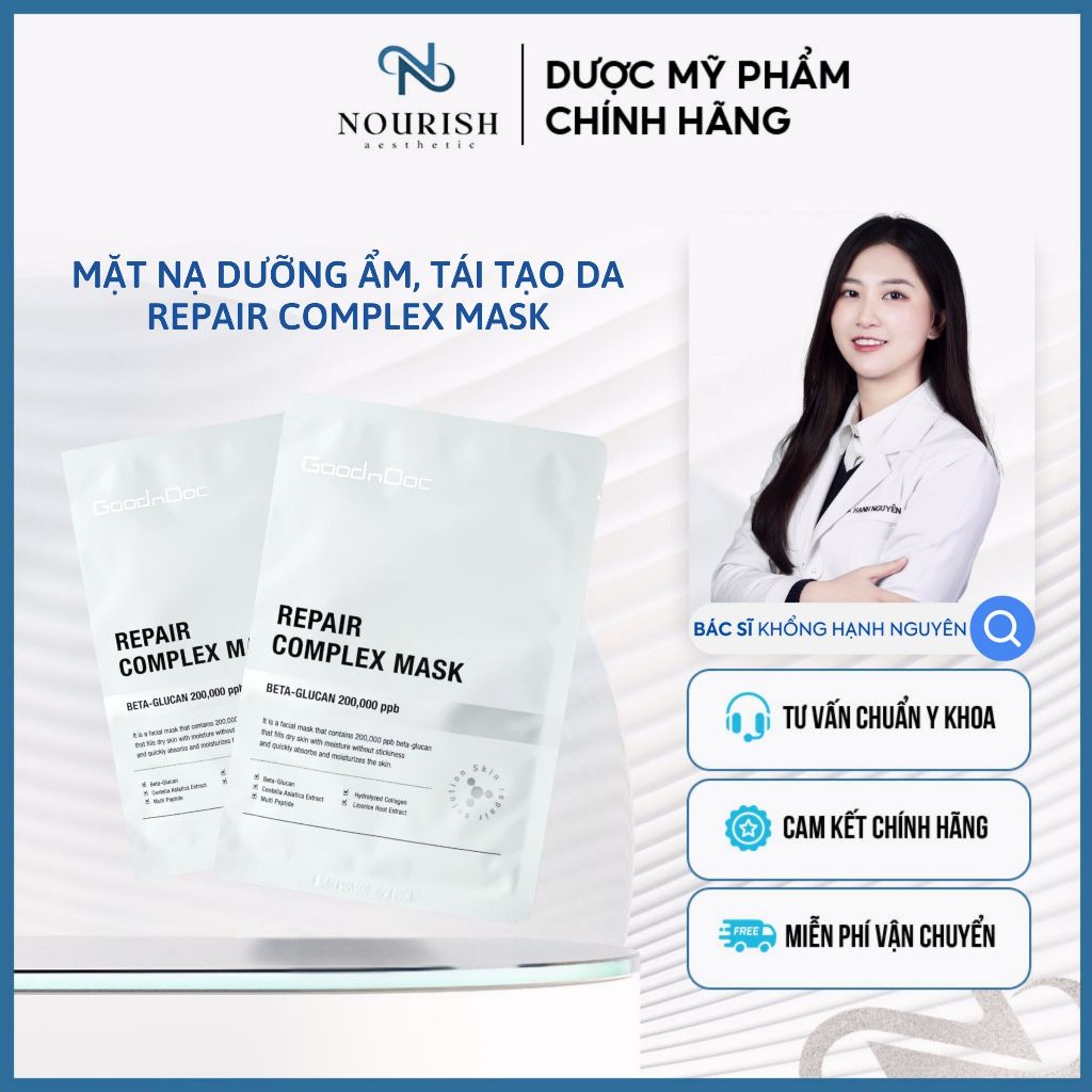 Mặt Nạ Phục Hồi Da Và Ngăn Ngừa Lão Hóa GoodnDoc Repair Complex Mask ...