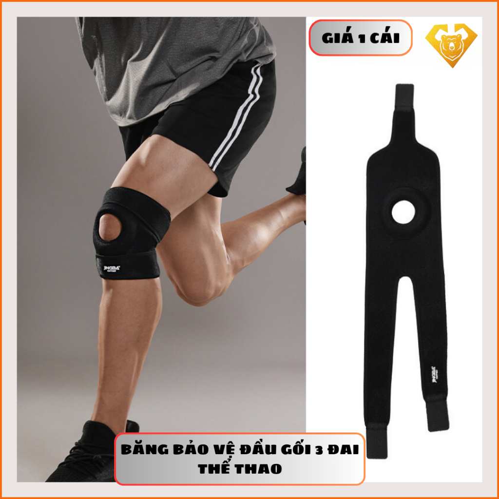 Băng Bảo Vệ Đầu Gối Tránh Chấn Thương Cao Cấp - Băng Bảo Vệ Đầu Gối Đơn ...