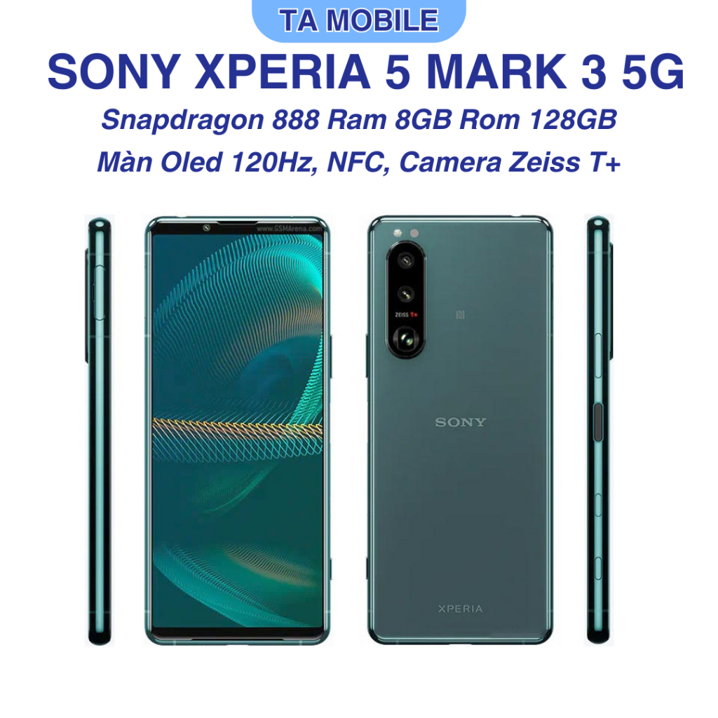 Điện thoại Sony Xperia 5 Mark III 1 sim NFC VoLTE màn OLED 120Hz ...
