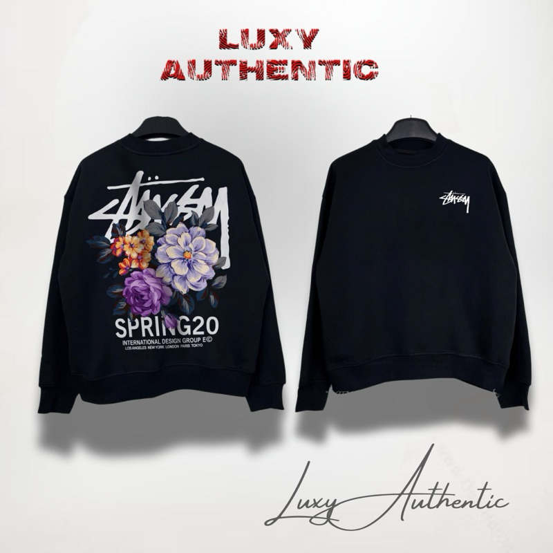 (Hàng Premium) Áo Sweater Stussy Spring 20 Unisex Nam Nữ Cotton Cao Cấp ...