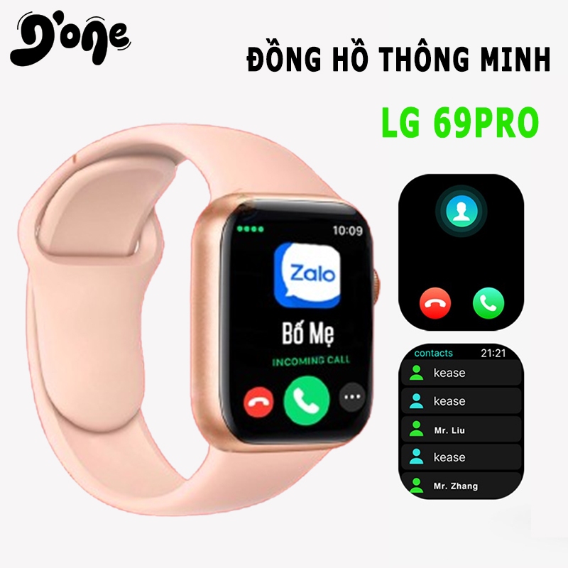 Đồng hồ thông minh LG 69PRO, Smartwatch Nghe gọi, Tin nhắn Zl - Mess, Chơi game, GPT AI, Đo nhịp ...