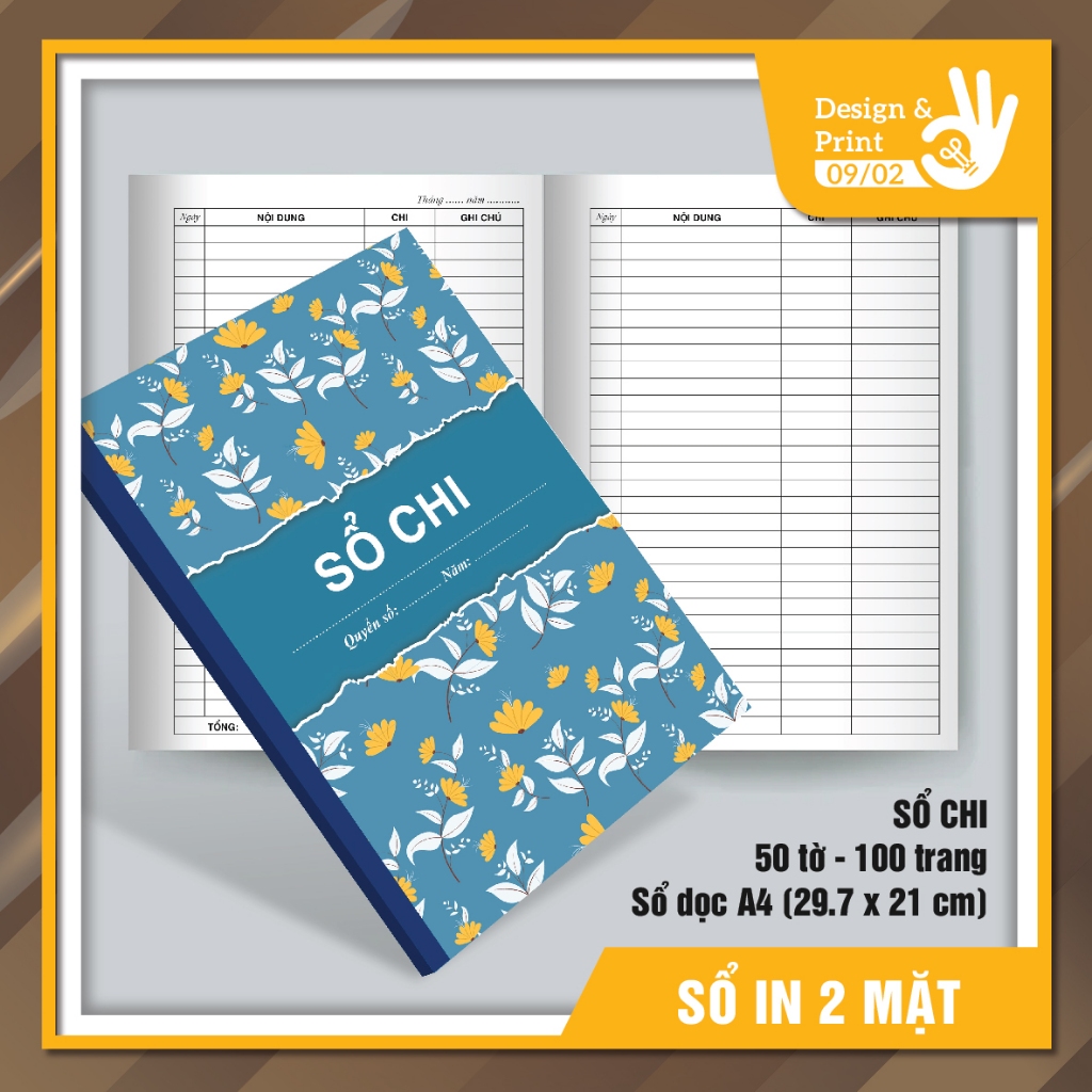 SỔ THU - CHI TÁCH RIÊNG - A4 Dọc | Shopee Việt Nam