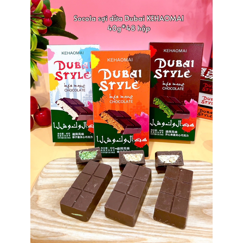 Socola Sợi Dừa Dubai Kehaomai hộp 40gr | Shopee Việt Nam