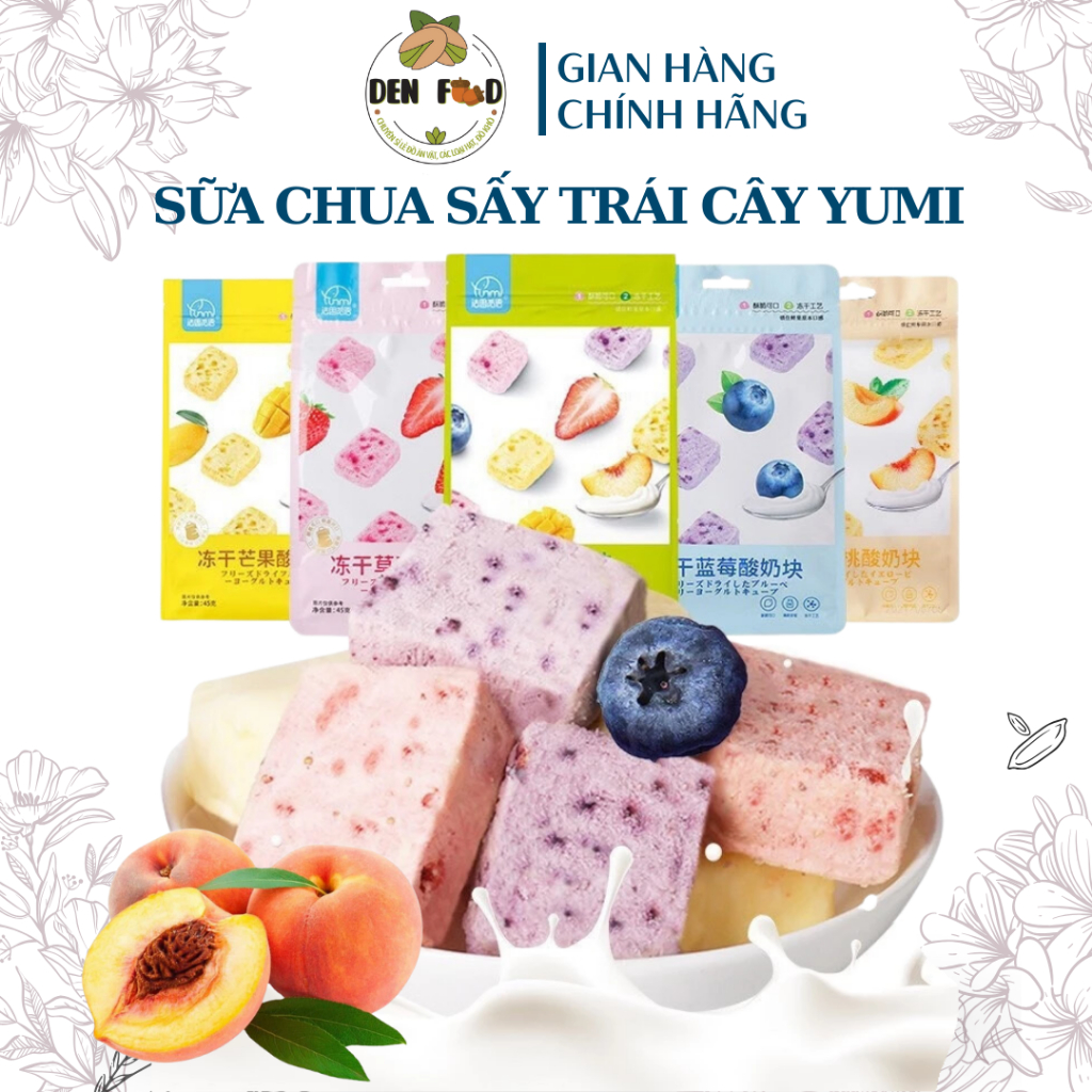 Sữa Chua Khô Sấy Lạnh Trái Cây YUMI 45gr - Ăn Vặt Denfood | Shopee Việt Nam