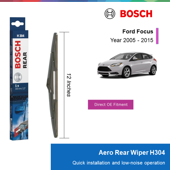 GẠT MƯA SAU BOSCH H304 12": FORD FOCUS 1.5/1.6 ĐỜI XE 2005 ĐẾN 2015 | Shopee Việt Nam