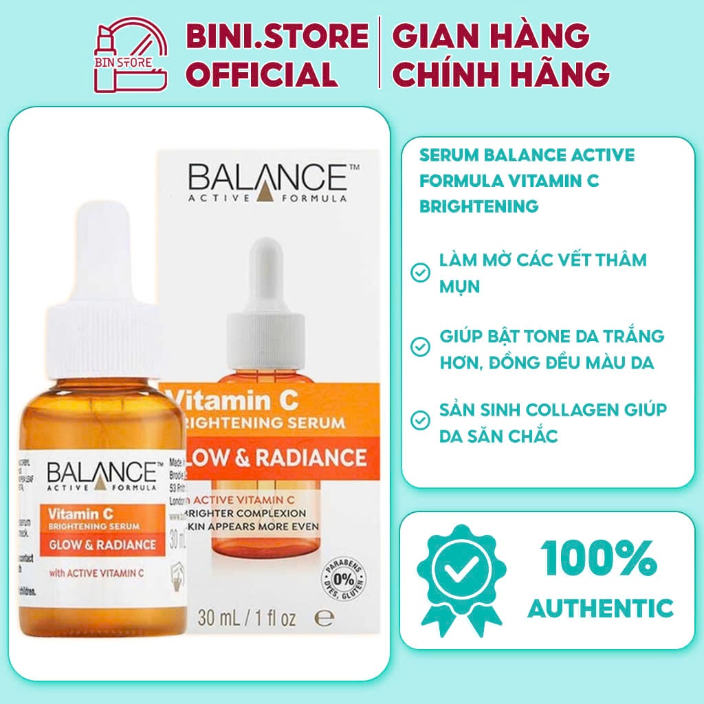 Serum Vitamin C Balance làm sáng đẹp da bill Anh ☂ | Shopee Việt Nam