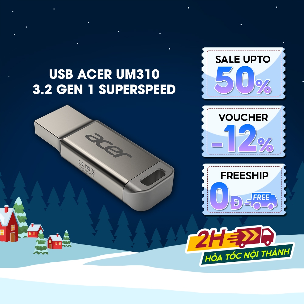 USB 3.2Gen1 Acer UM310 SuperSpeed 32GBI64GBI128GB Read/Write speeds upto 120MB/s|100MB/s - BH ...