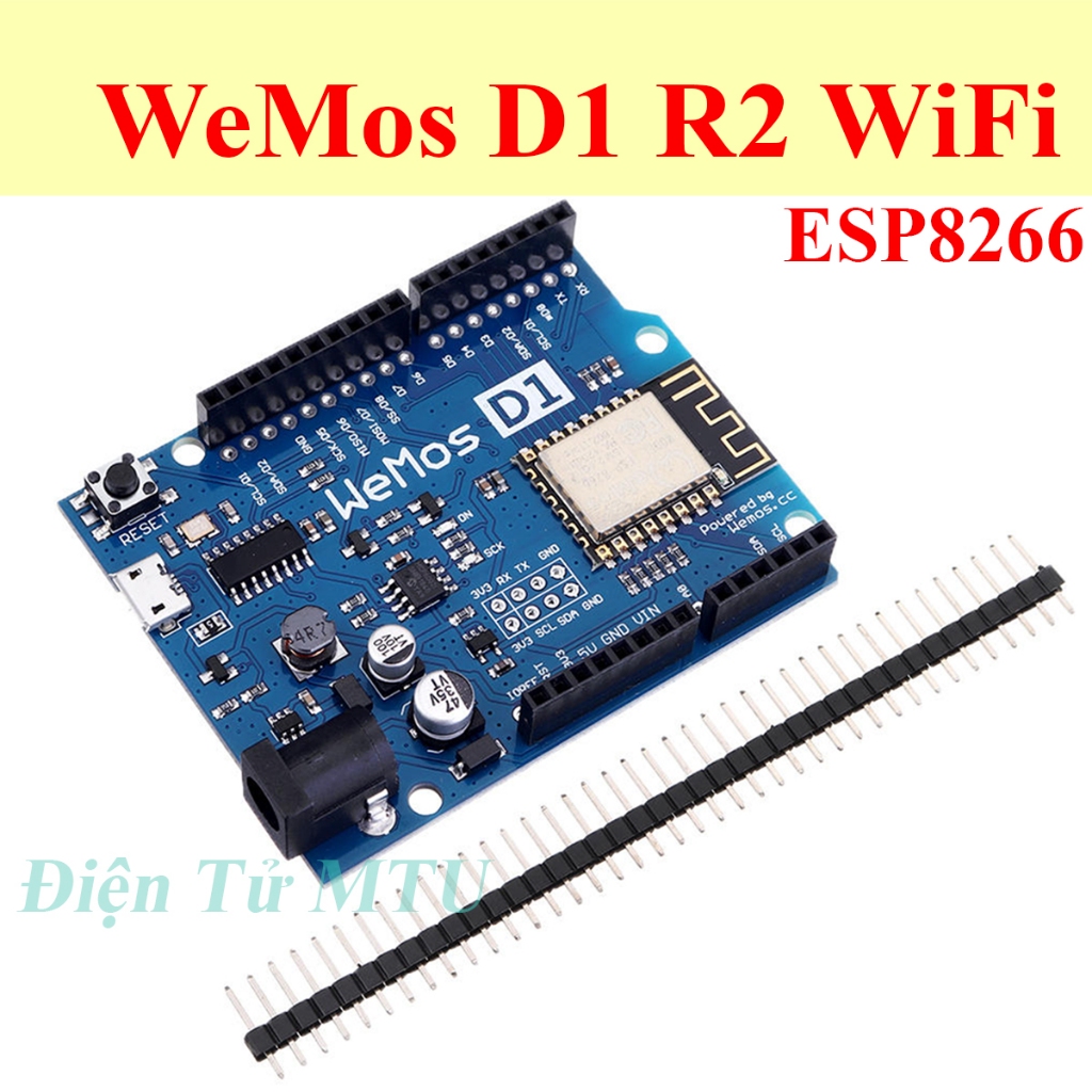 Board học tập - Mạch Arduino WiFi ESP8266 WeMos D1 R2 | Shopee Việt Nam
