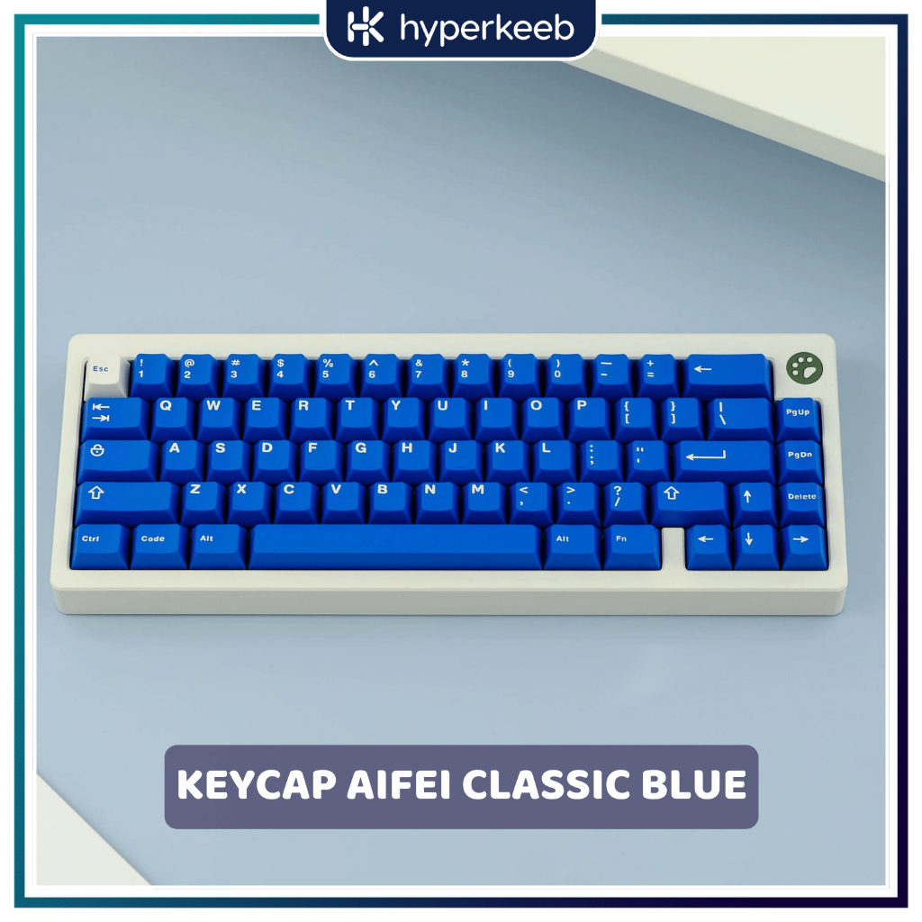 [HOẢ TỐC] Keycap CMK Aifei Classic Blue, Keycap nhựa ABS dày 1,5mm in ...