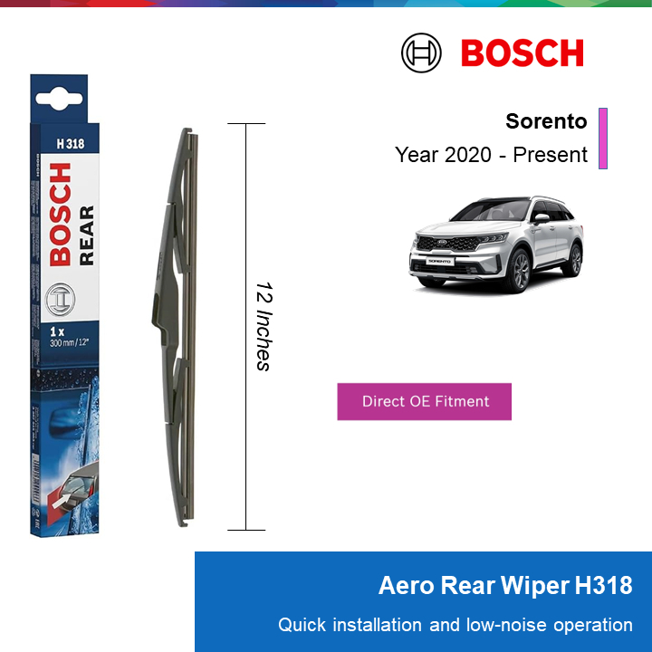 GẠT MƯA SAU BOSCH H318 12": KIA SORENTO 1.6 ĐỜI 2020 ĐẾN NAY | Shopee Việt Nam