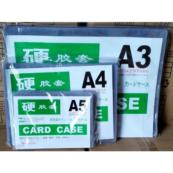 Card Case A5, A4, A3 viền được bao quanh khung nhựa dầy chống tĩnh điện ...