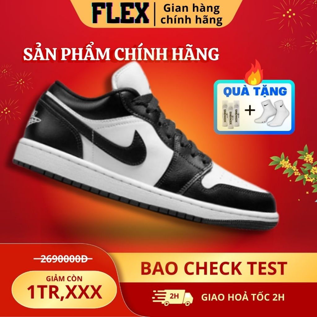 Giày Nike Air Jordan 1 Low Panda DC0774-101 cổ thấp, cổ cao chính hãng ...