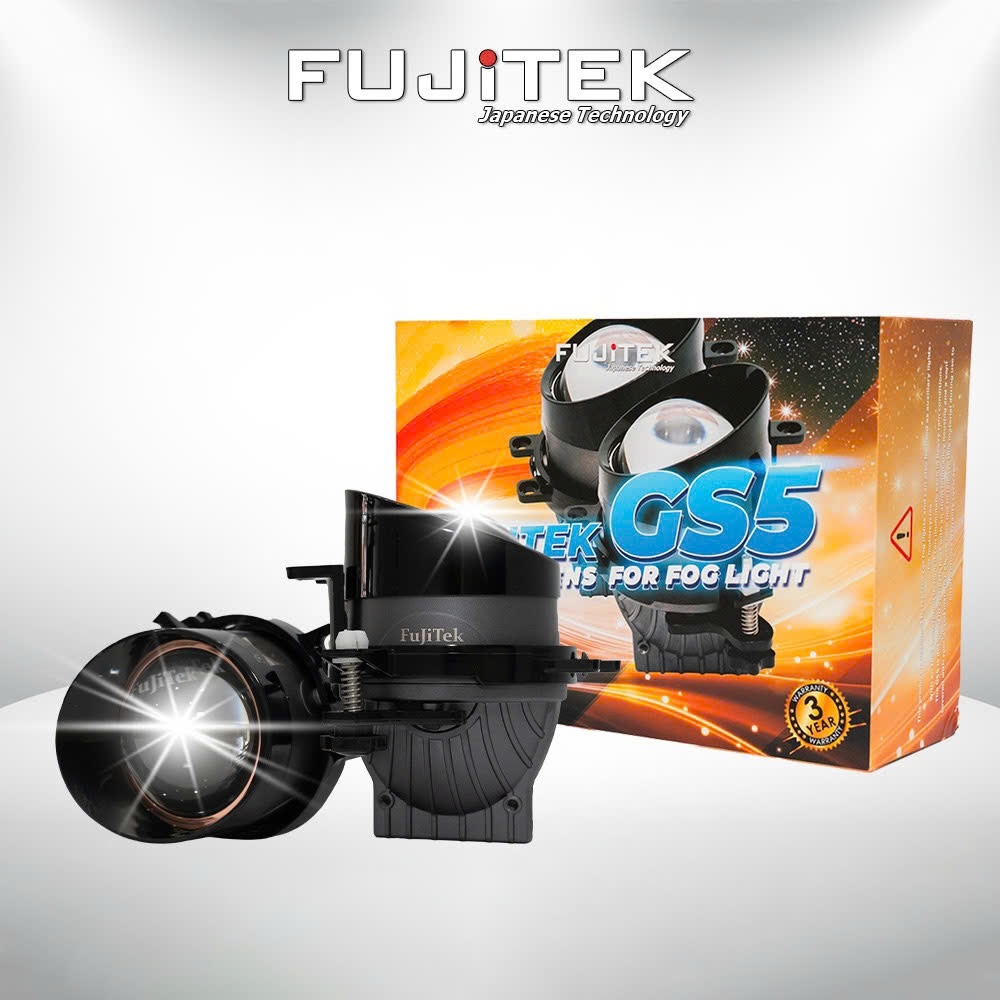 Fujitek GS5 Đèn bi gầm Led gầm công suất cao cos trắng pha vàng 2024 50W | Shopee Việt Nam