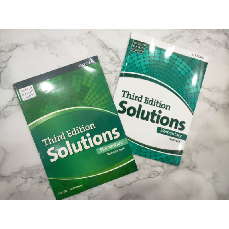Sách Solutions Elementary 3rd edition ( combo 2 cuốn) | Shopee Việt Nam