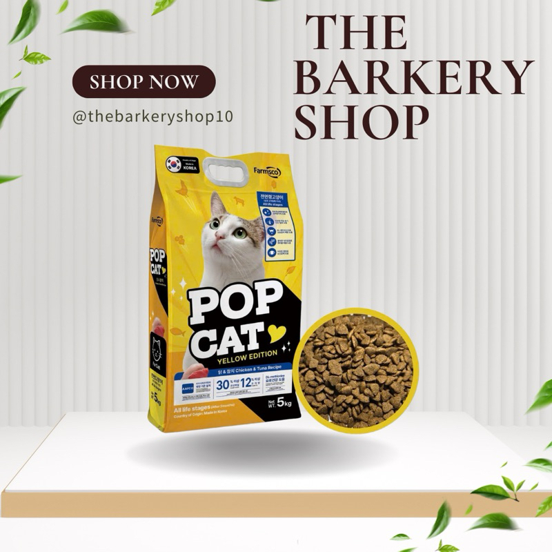 [ The Barkery Shop] Thức ăn hoàn chỉnh cho mèo Pop Cat Hàn Quốc 5kg ...