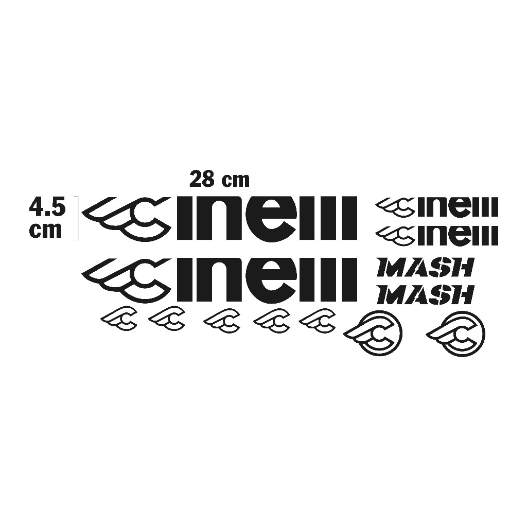 Tem CINELLI dán khung xe đạp | Shopee Việt Nam