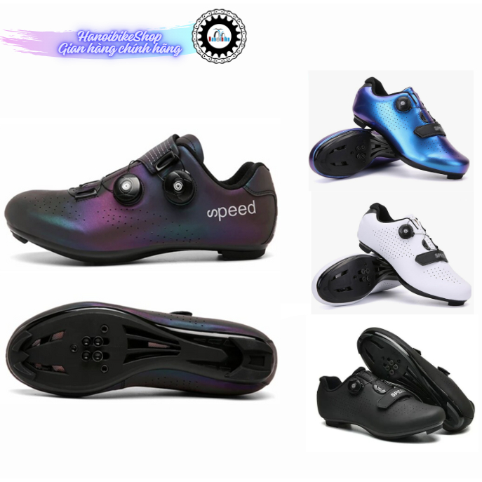 Giày cá / thể thao đạp xe Speed có thể gắn can cá road, MTB kiểu 1 khoá ...