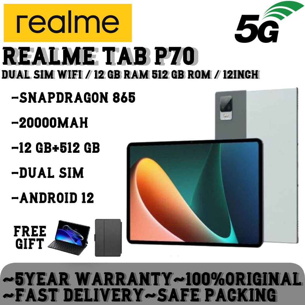 MỚI ĐẾN 2024 Realme Pad P70 |RAM 16GB 512GB ROM | Snapdragon 865 ...