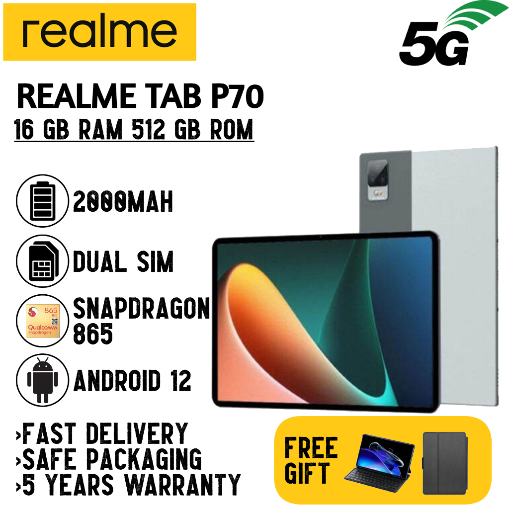 MỚI ĐẾN 2024 Realme Pad P70 |RAM 16GB 512GB ROM | Snapdragon 865 ...