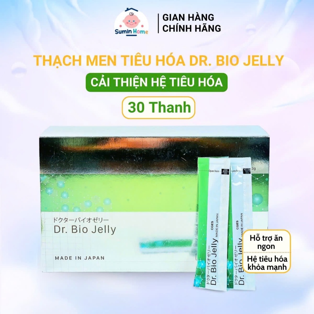 Thạch men tiêu hóa Dr. Bio Jelly 1 Hộp 30 Thanh x 15Gr | Shopee Việt Nam
