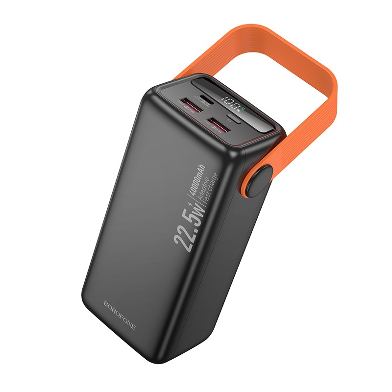 Cục tích điện Borofone BJ66 40.000mAh 2 cổng USB QC 3.0 22.5W và TypeC ...