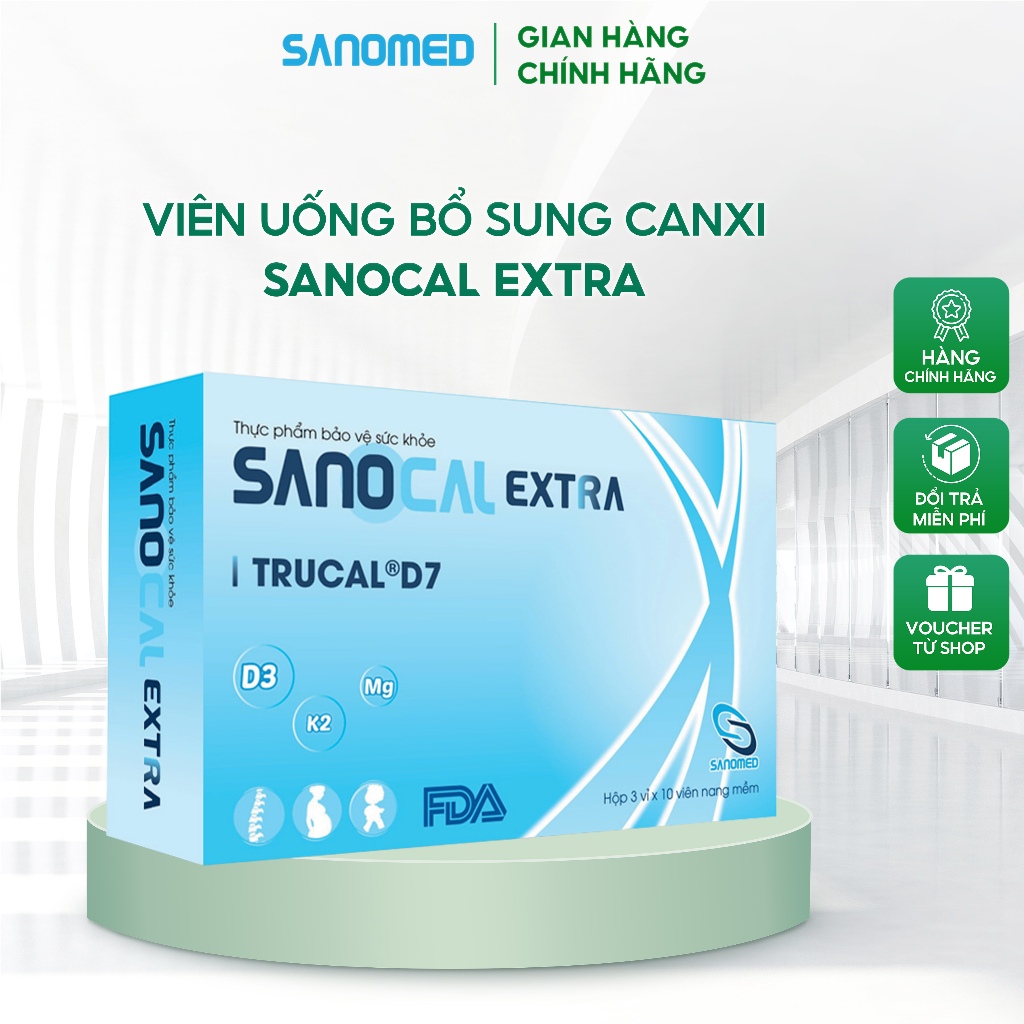 Viên Bổ sung Canxi trẻ còi xương loãng xương người lớn, phụ nữ có thai ...