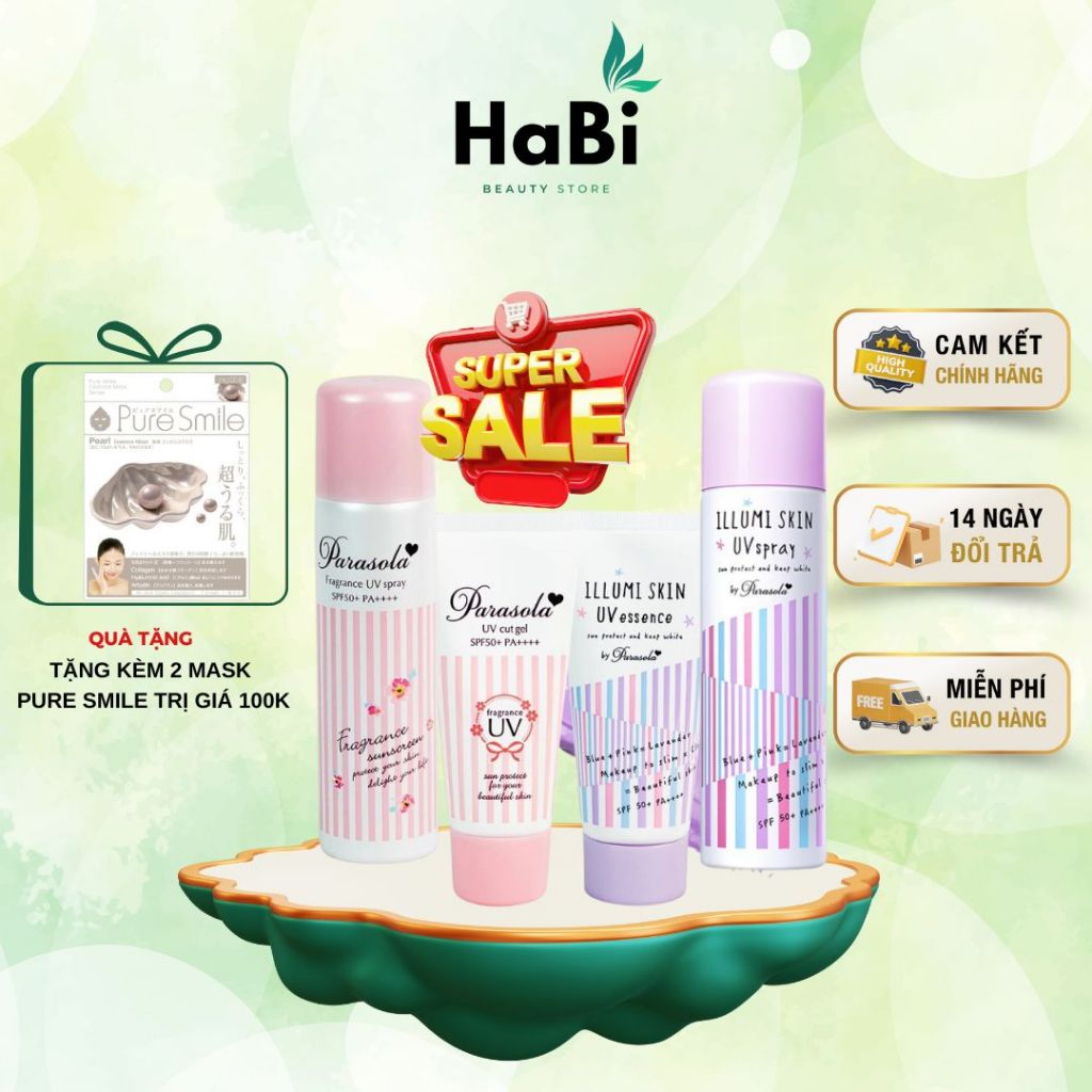 Kem Chống Nắng Chính Hãng Naris Illumi Skin UV Essence By Parasola SPF ...