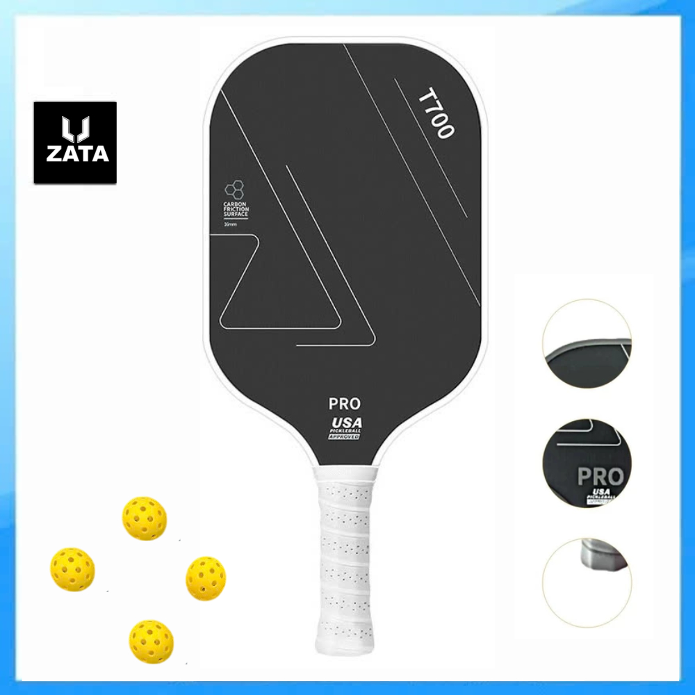 VỢT PICKLEBALL T700 PRO CAO CẤP. CÔNG THỦ TOÀN DIỆN PHÙ HỢP MỌI LỨA TUỔI ZATA | Shopee Việt Nam