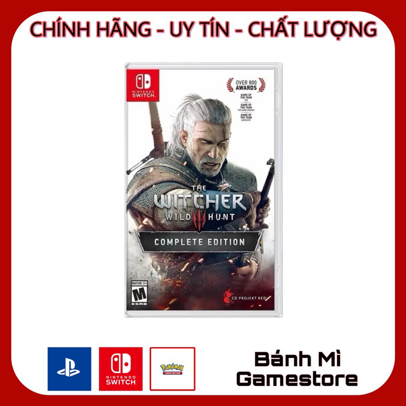 Băng game Nintendo Switch The Witcher 3 Wild Hunt Complete Edition ...