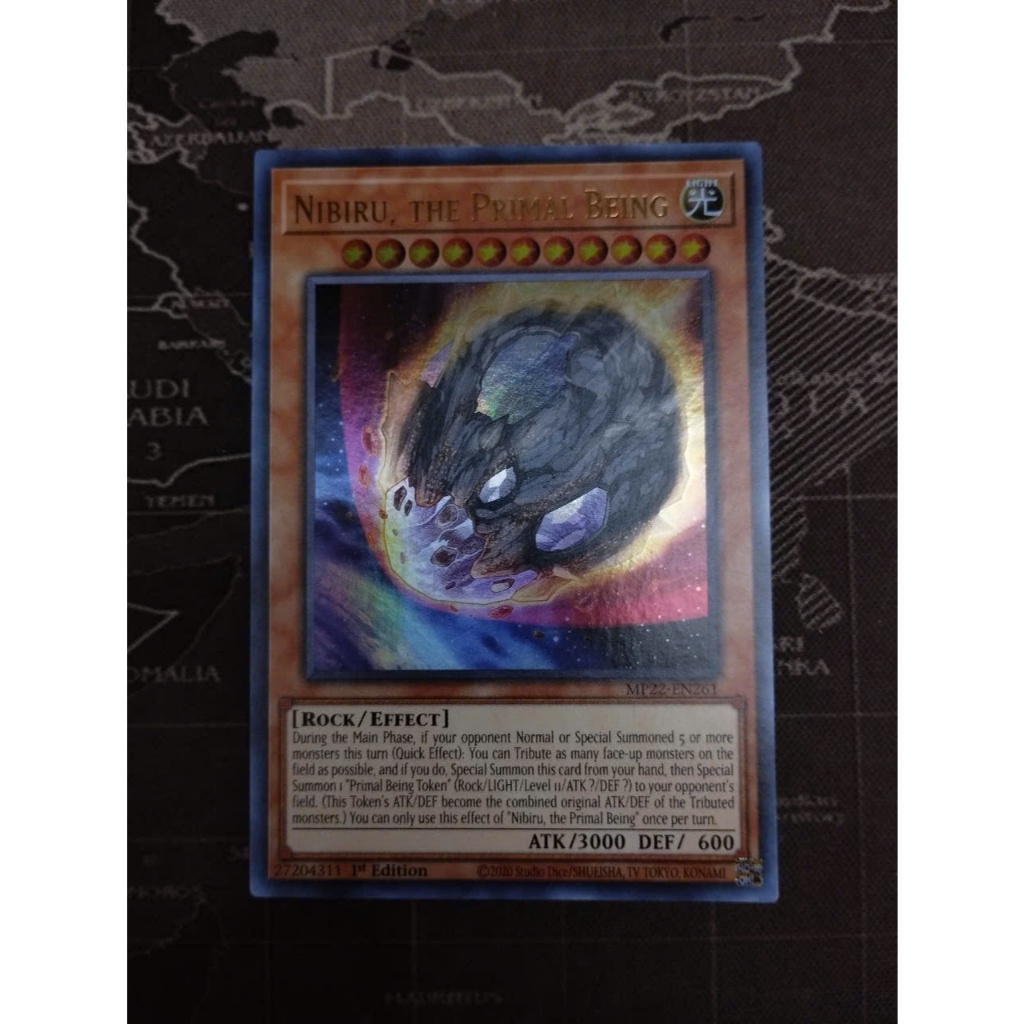 Thẻ Bài Yu Gi Oh Nibiru The Primal Being Ultra Rare Chính Hãng Konami