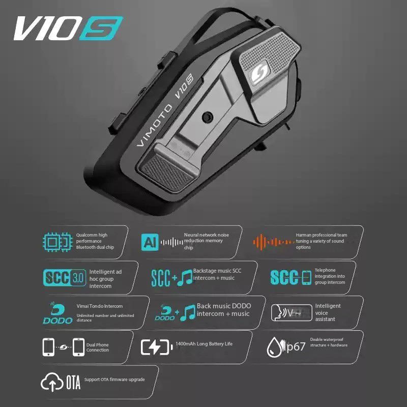 Tai nghe Vimoto V10S bản nâng cấp của Vimoto V9S, hàng chính hãng | Shopee Việt Nam
