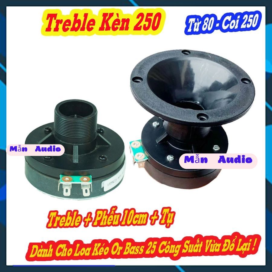 LOA TREBLE KÈN 250 JB THAY TREBLE GIẤY BMB - GIÁ 1 LOA KÈM PHỄU 10 TẶNG TỤ 2.2 X | Shopee Việt Nam
