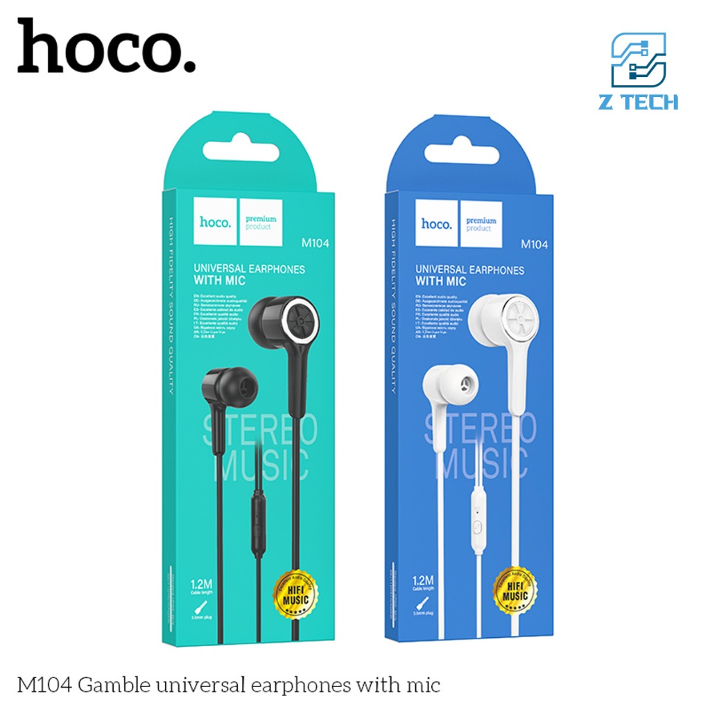 Tai Nghe Có Dây Hoco M104 ( chính hãng ) - gaming PC , mic cho điện ...