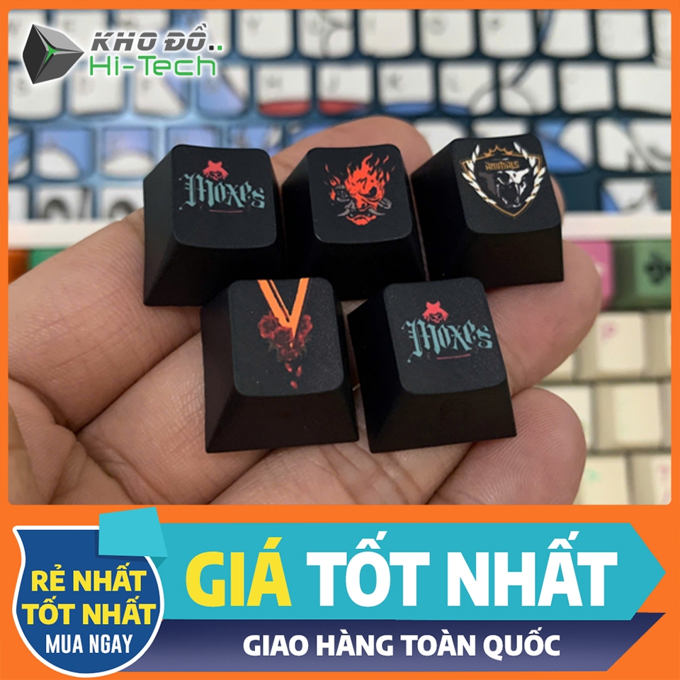 Nút keycap CYBER PUNK xuyên led lẻ cho bàn phím cơ 💖 𝘍𝘳𝘦𝘦𝘴𝘩𝘪𝘱 💖Nhựa PBT ...