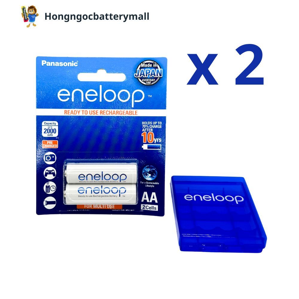 4 Viên Pin Sạc AA/AAA Eneloop - Hàng Chính Hãng | Shopee Việt Nam