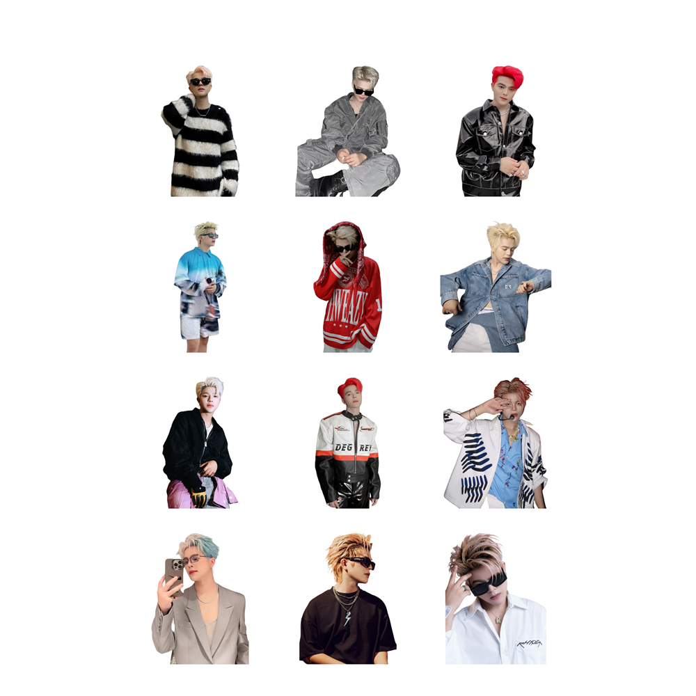 Sticker Idol Rhyder chống nước TooYoo BK01434 | Shopee Việt Nam