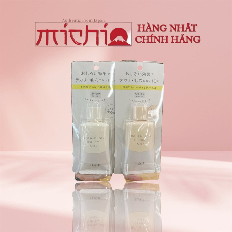 Sữa kem chống nắng nâng tone kiềm dầu Elixir Reflet Balancing Oshiroi ...