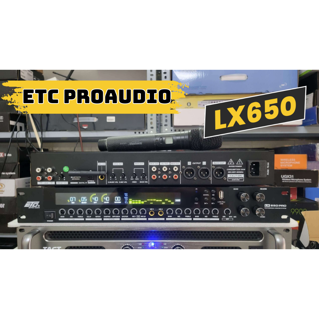Vang Cơ Lai Số ETC LX650 Pro | Tích Hợp Echo-Reverb | Chống hú-Bluetooth Và Nhiều Tính Năng Cao ...