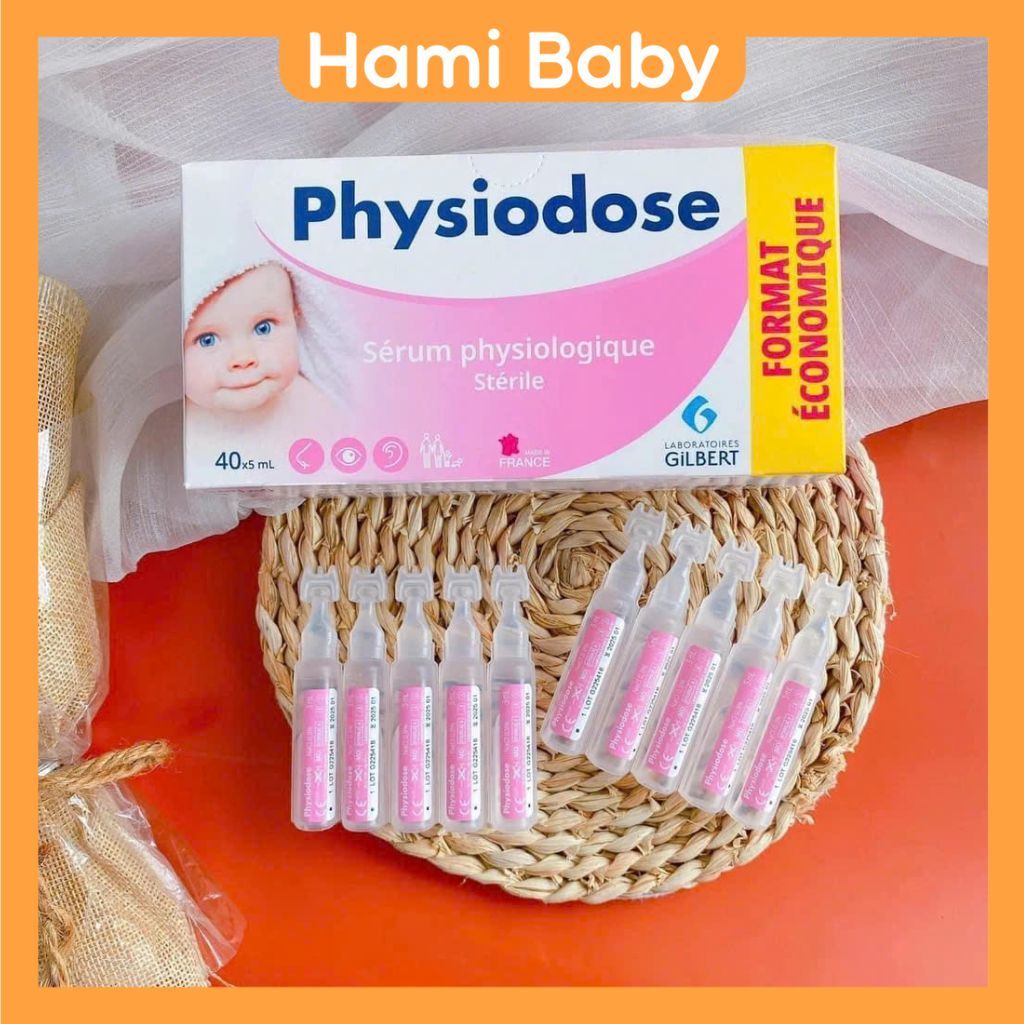 Nước Muối Sinh Lý Physiodose Pháp Cho Bé Sơ Sinh Tép Hồng, Có Tem Chính ...