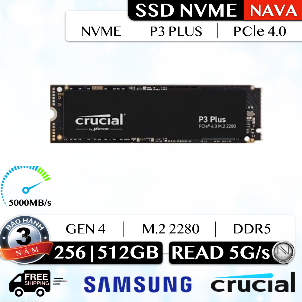 SSD NVME gen 4 P3 PLUS 256GB 512GB | Shopee Việt Nam