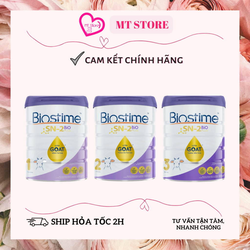 [DATE 2026] Sữa dê BIOSTIME SN2 Bio Plus Ultra Goat (Úc) lon 800g ...